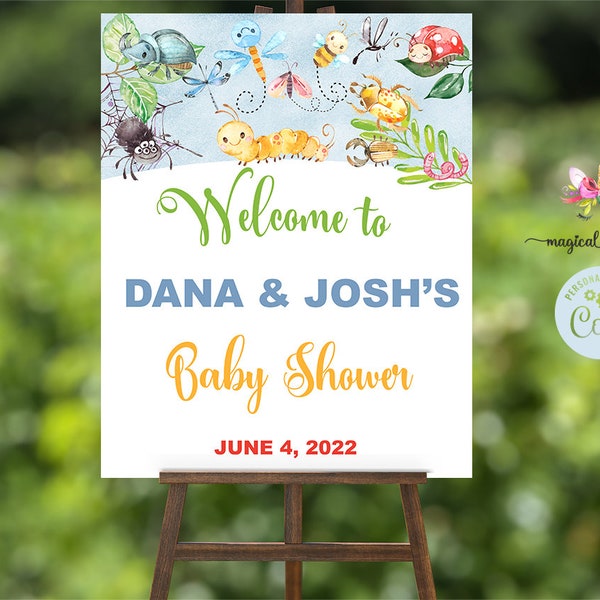 16x20 Custom Baby Shower Sign - Etsy