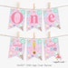 Sweet One Girl 1st First Birthday Digital Banner, Sweet One High Chair ...