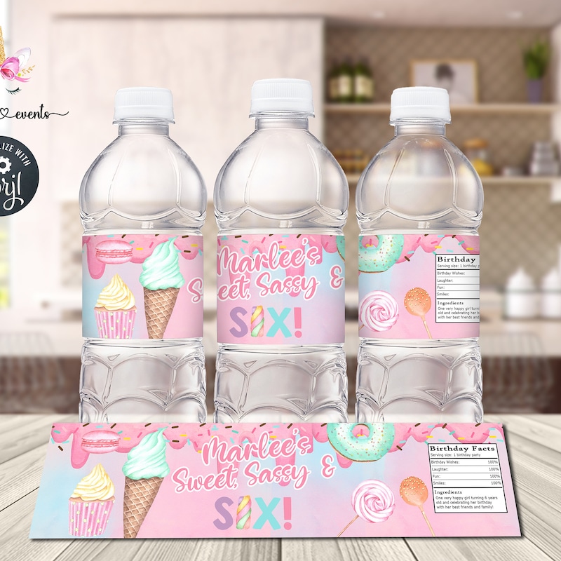 Sassy Water Bottles - Etsy