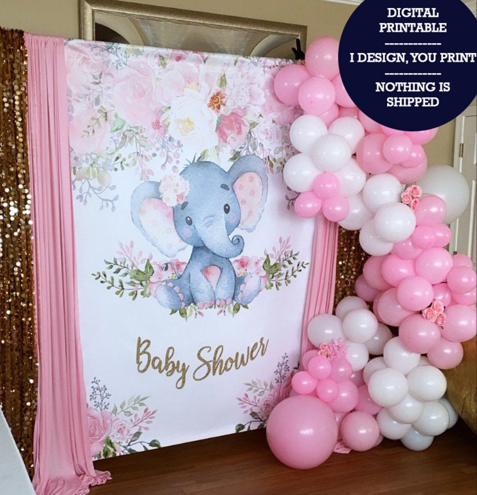 DIGITAL IMAGE Digital Printable Digital Backdrop I Design | Etsy