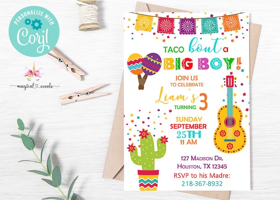 Fiesta Invitation Border