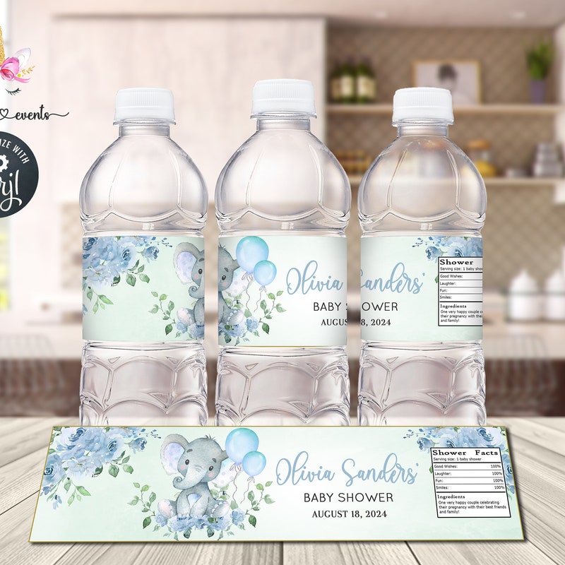 Elephant Labels - Etsy