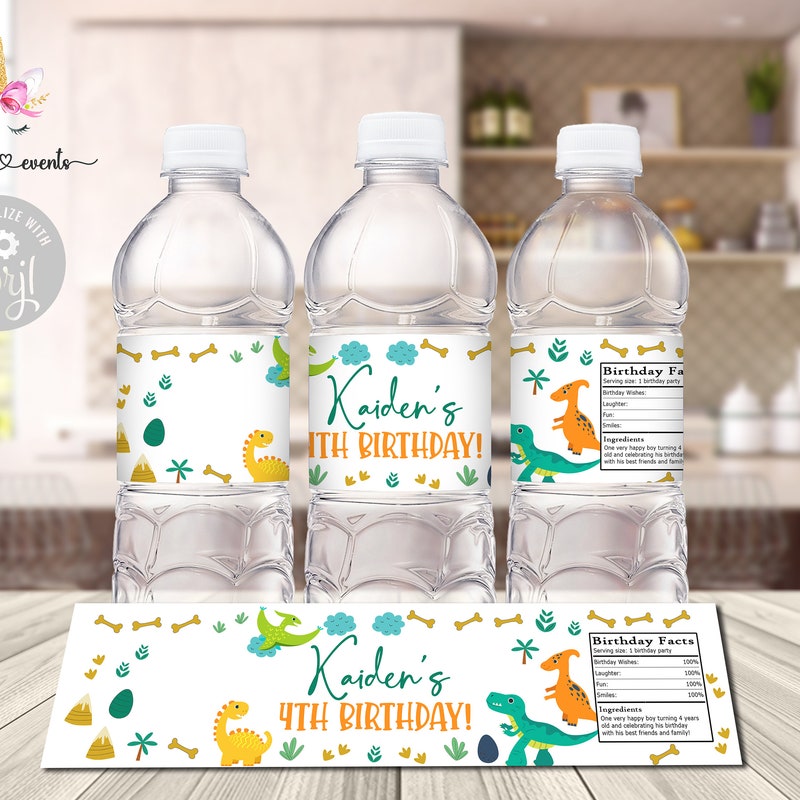 Dinosaur Labels - Etsy