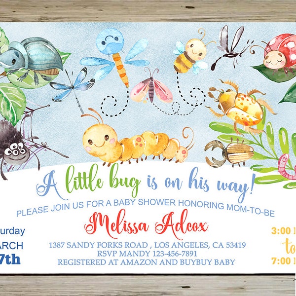Bug Baby Shower - Etsy