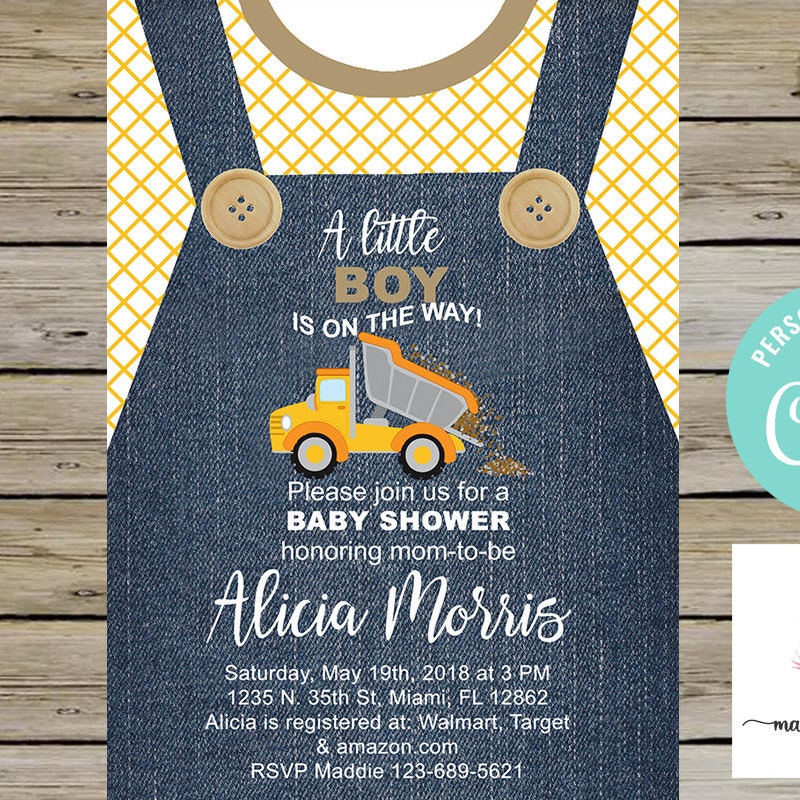 Blue Jean Baby Shower - Etsy