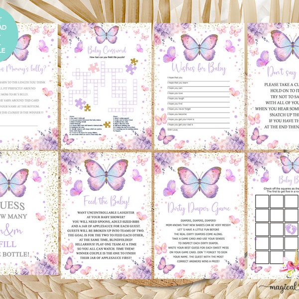 Baby Shower Games Bundle - Etsy