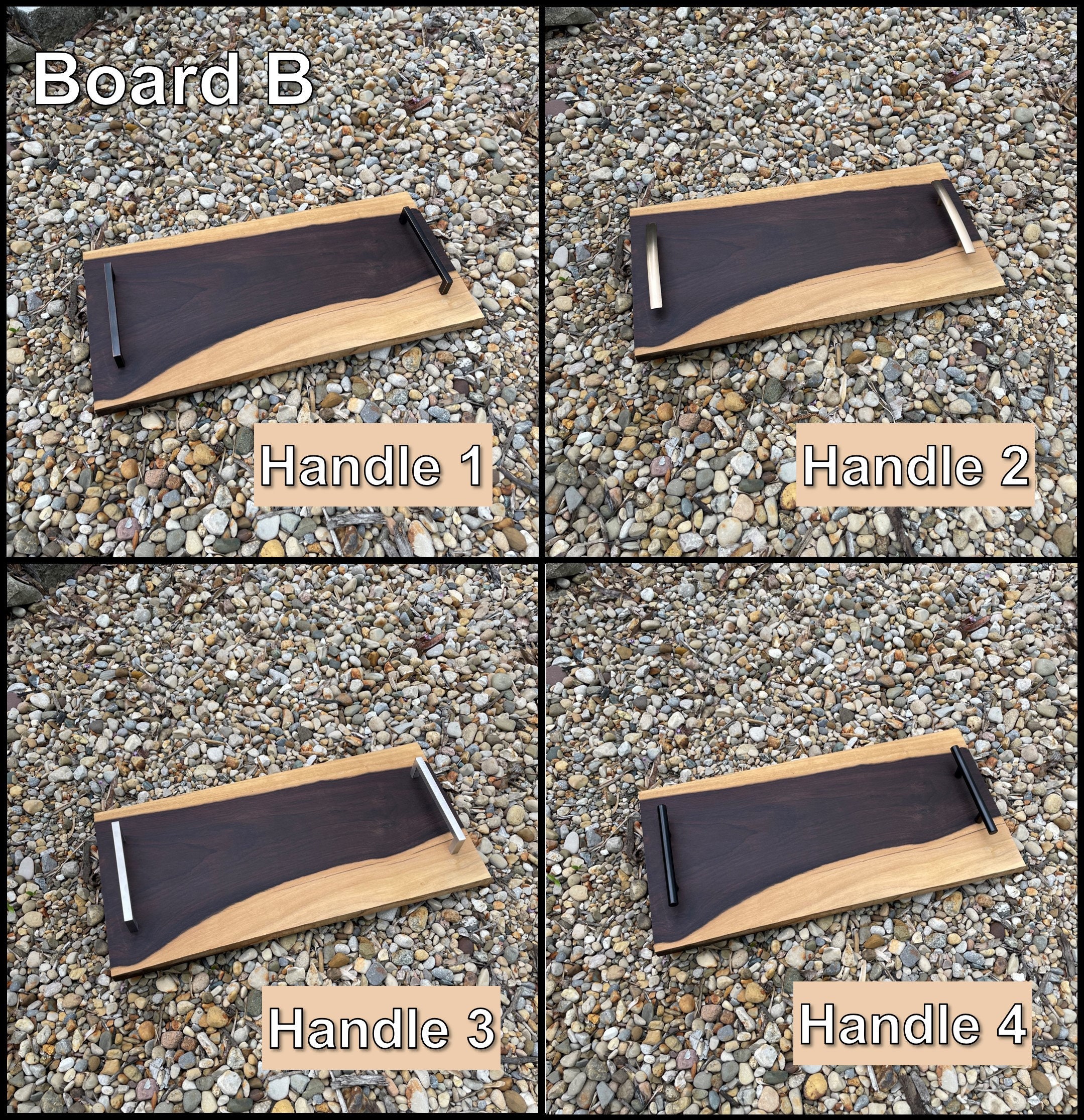 Exotic Katalox Wood Charcuterie Board, Multiple Handles and Boards ...