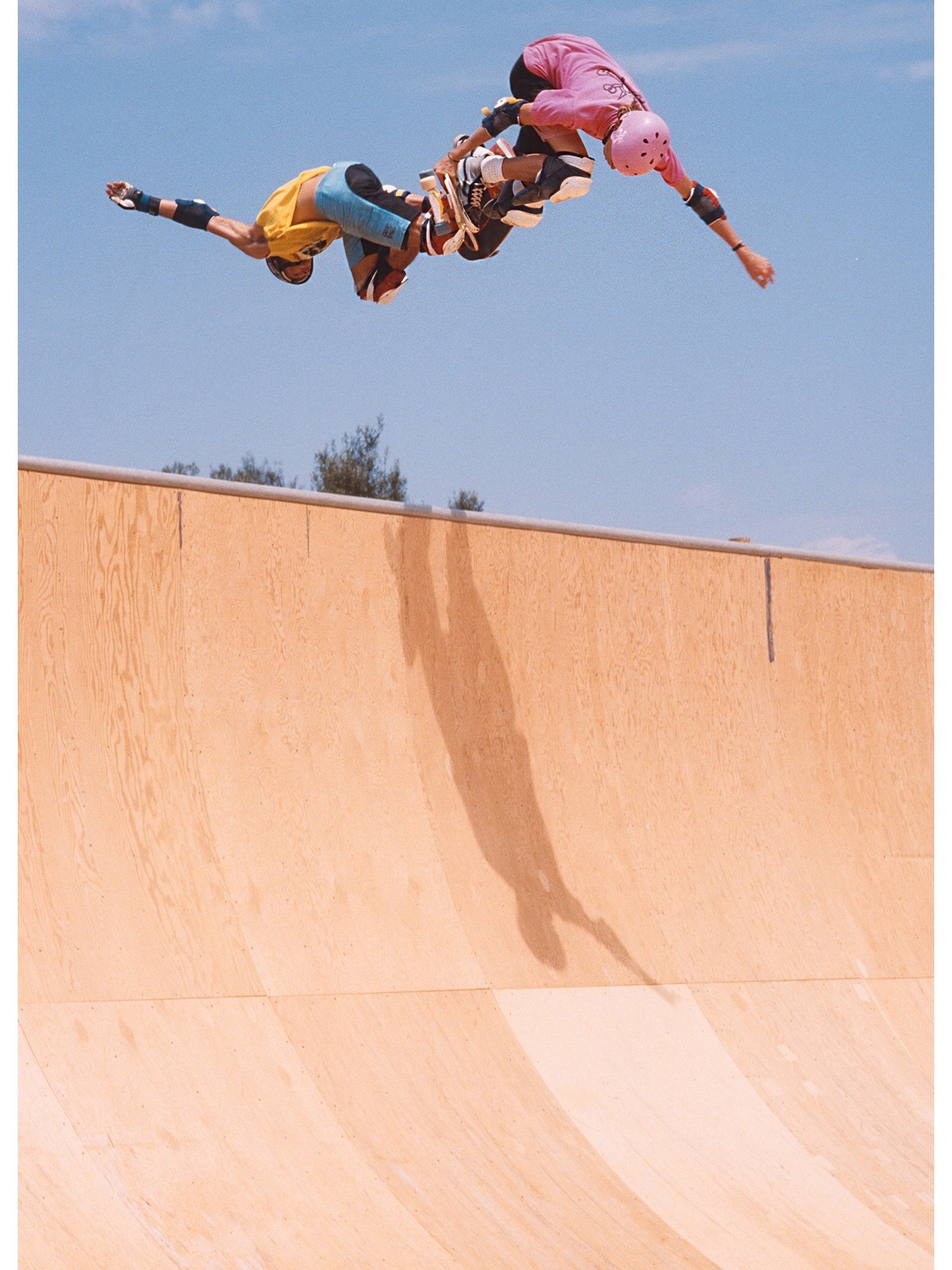 Tony Hawk/mike Mcgill Chin Ramp CA 1986 Vintage Skate Print by Robert ...