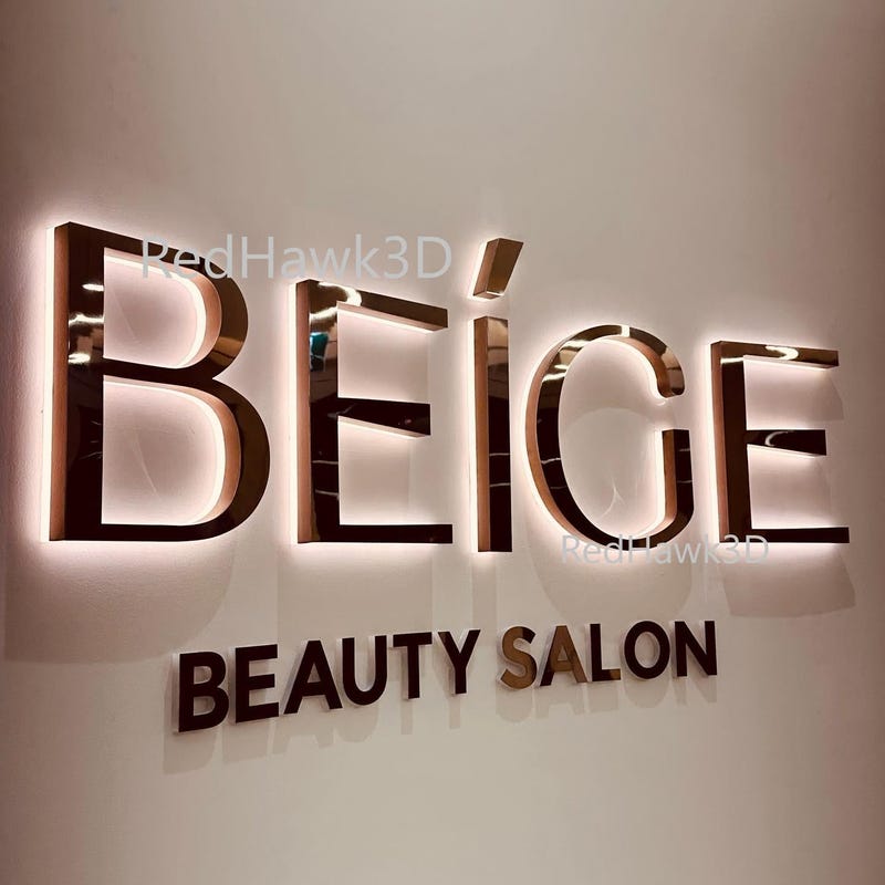 Custom Backlit Sign - Etsy