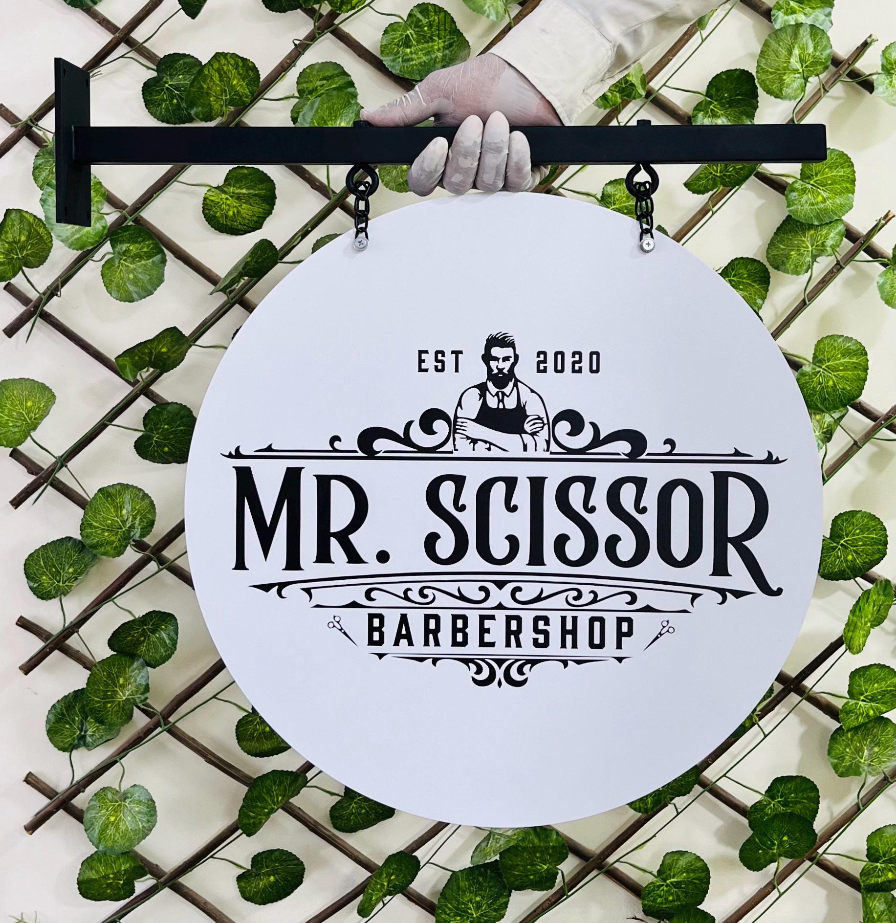 Custom Double Sided Sign, Modern Café Sign, Business Sign, Outdoor ...