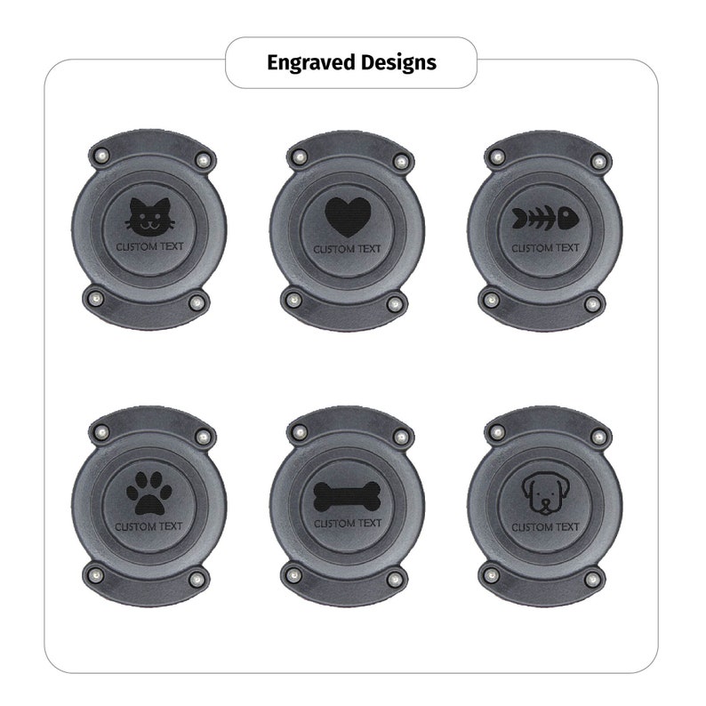Waterproof Custom Pet AirTag Holder Engraved AirTag Mount for - Etsy