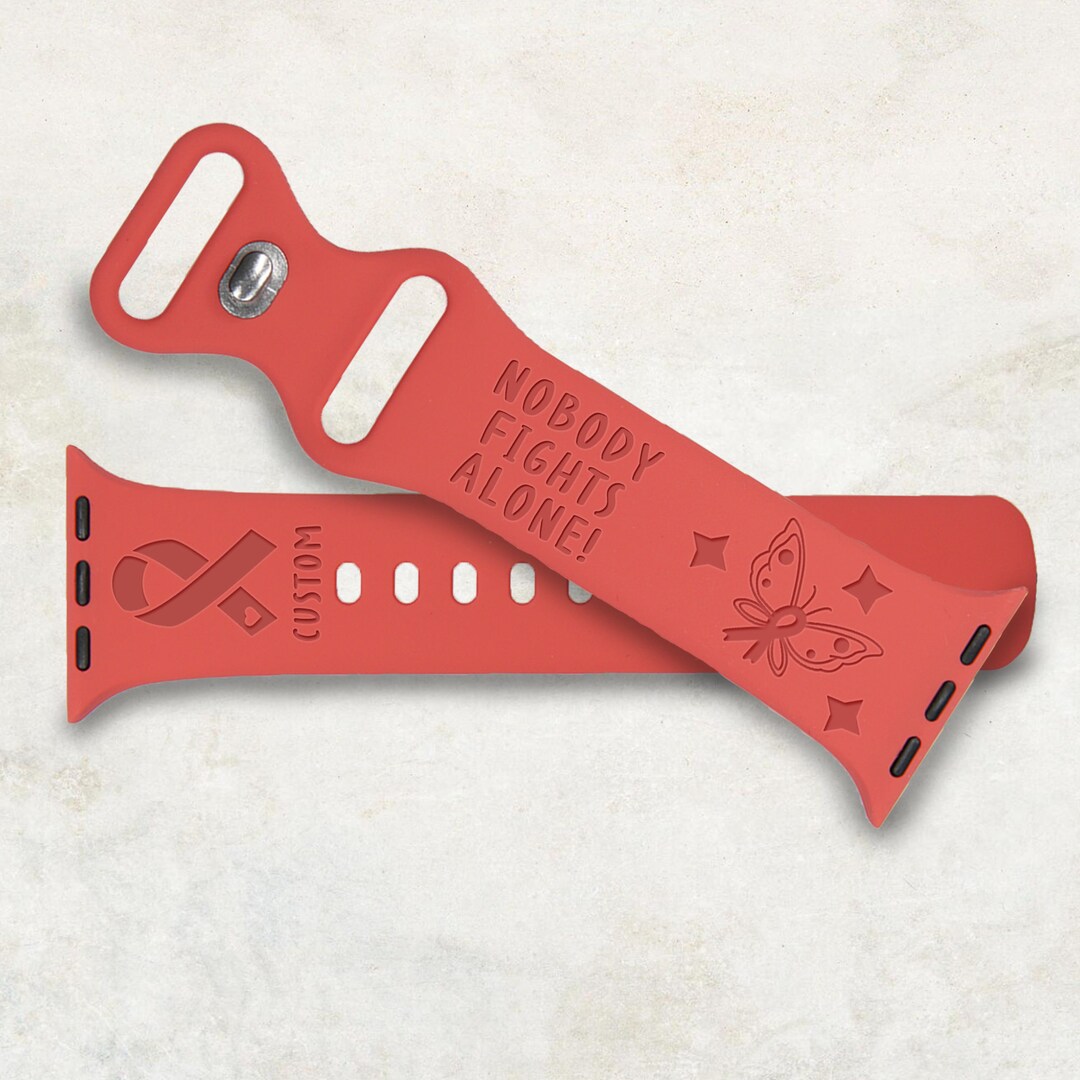 Personalized Cancer Awareness for Apple Watch, Cancer Ribbon Design ...