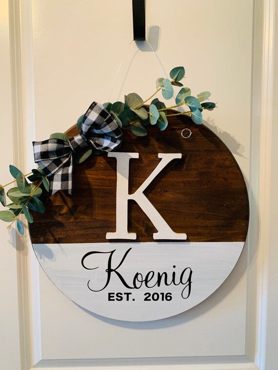 Name Door Sign | Etsy