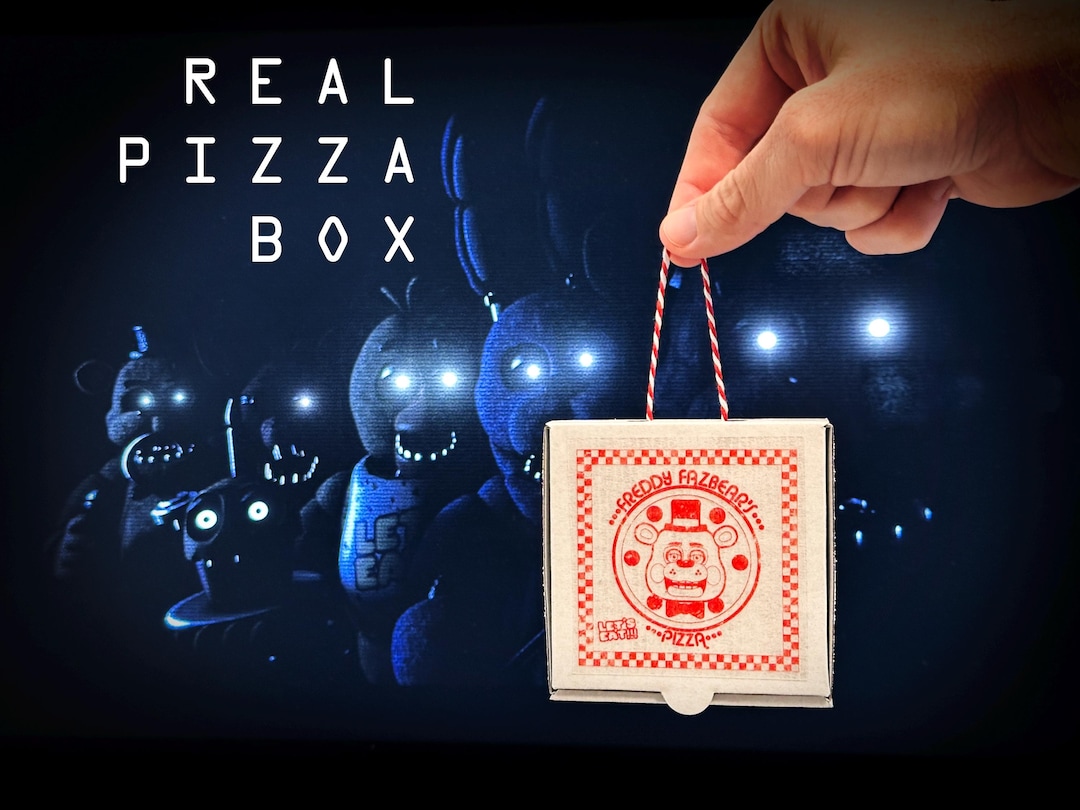 Five Nights at Freddy's Inspired Freddy Fazbear's Pizza Box Ornament ...