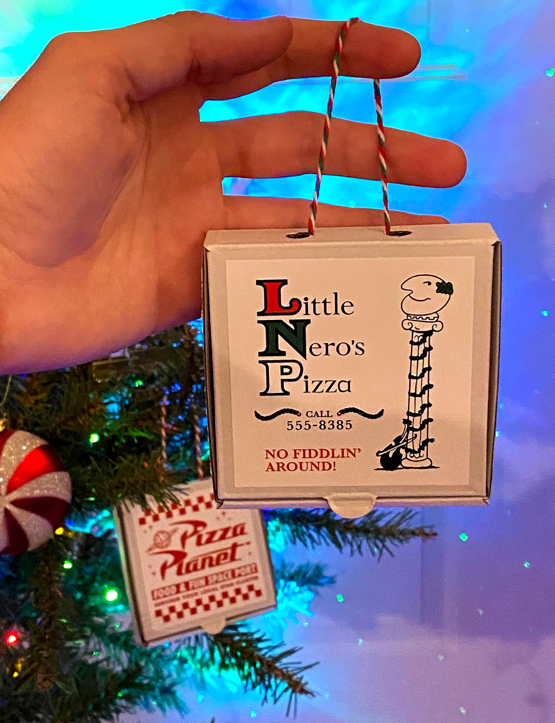 Home Alone Inspired Little Nero's Pizza Box Ornament - Etsy