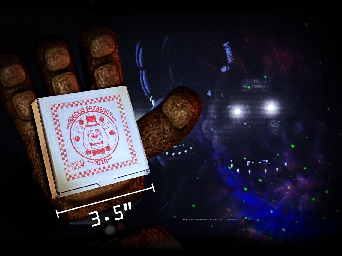 Five Nights at Freddy's Inspired Freddy Fazbear's Pizza Box Ornament ...
