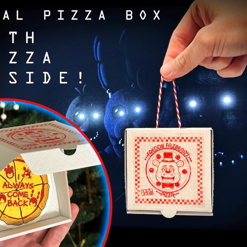 Five Nights at Freddys Pizza Boxes - Etsy