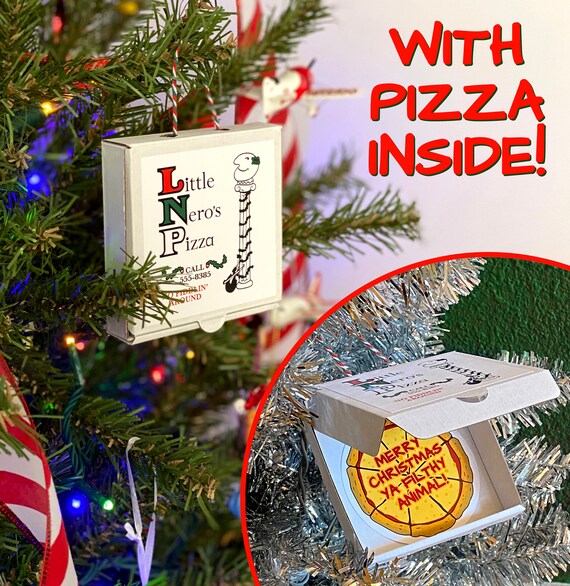 Home Alone Inspired Little Nero's Pizza Box Ornament WITH - Etsy