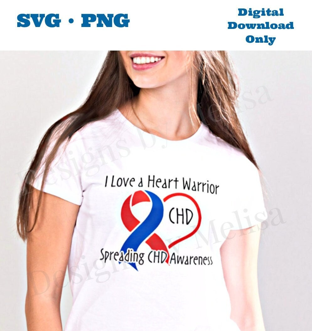 Spreading CHD Awareness SVG / PNG Digital Download Design Image for ...