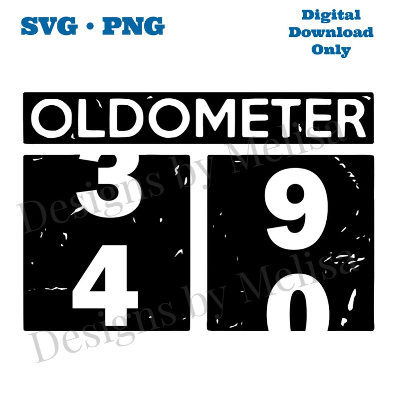 Oldometer 40th Birthday Trending SVG PNG Digital Download Image - Etsy