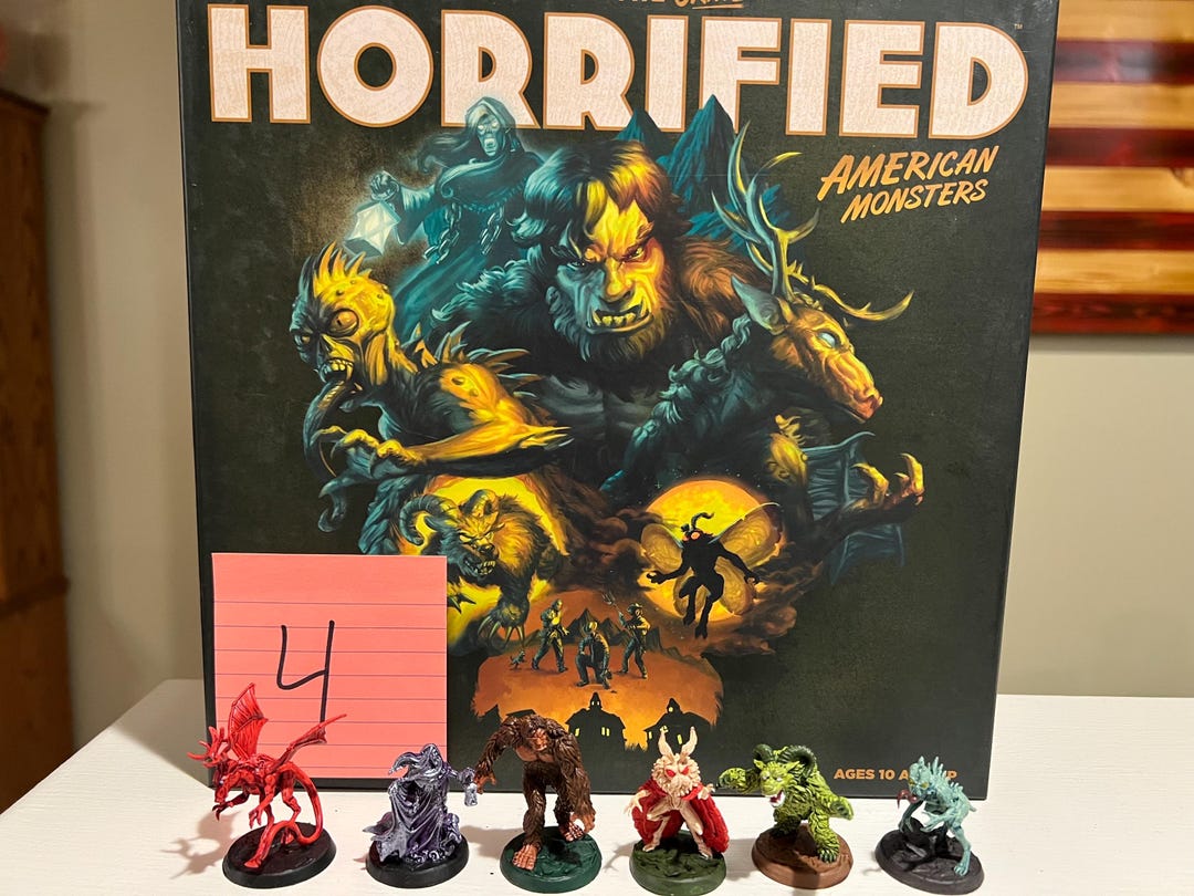 Horrified American Monsters With Painted Minis - Etsy