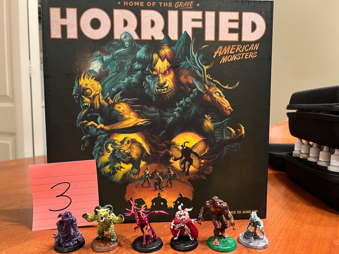 Horrified American Monsters With Painted Minis - Etsy