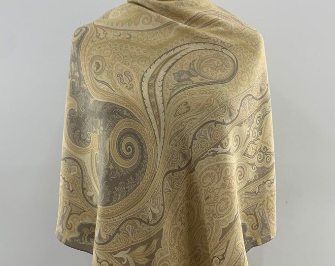 Authentic Etro Milano Wool Silk Scarf, Vintage Etro Scarf Paisley, Etro ...