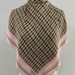 Vintage Daks Silk Scarf Pink Small Check, Neck Scarf, Unisex ...