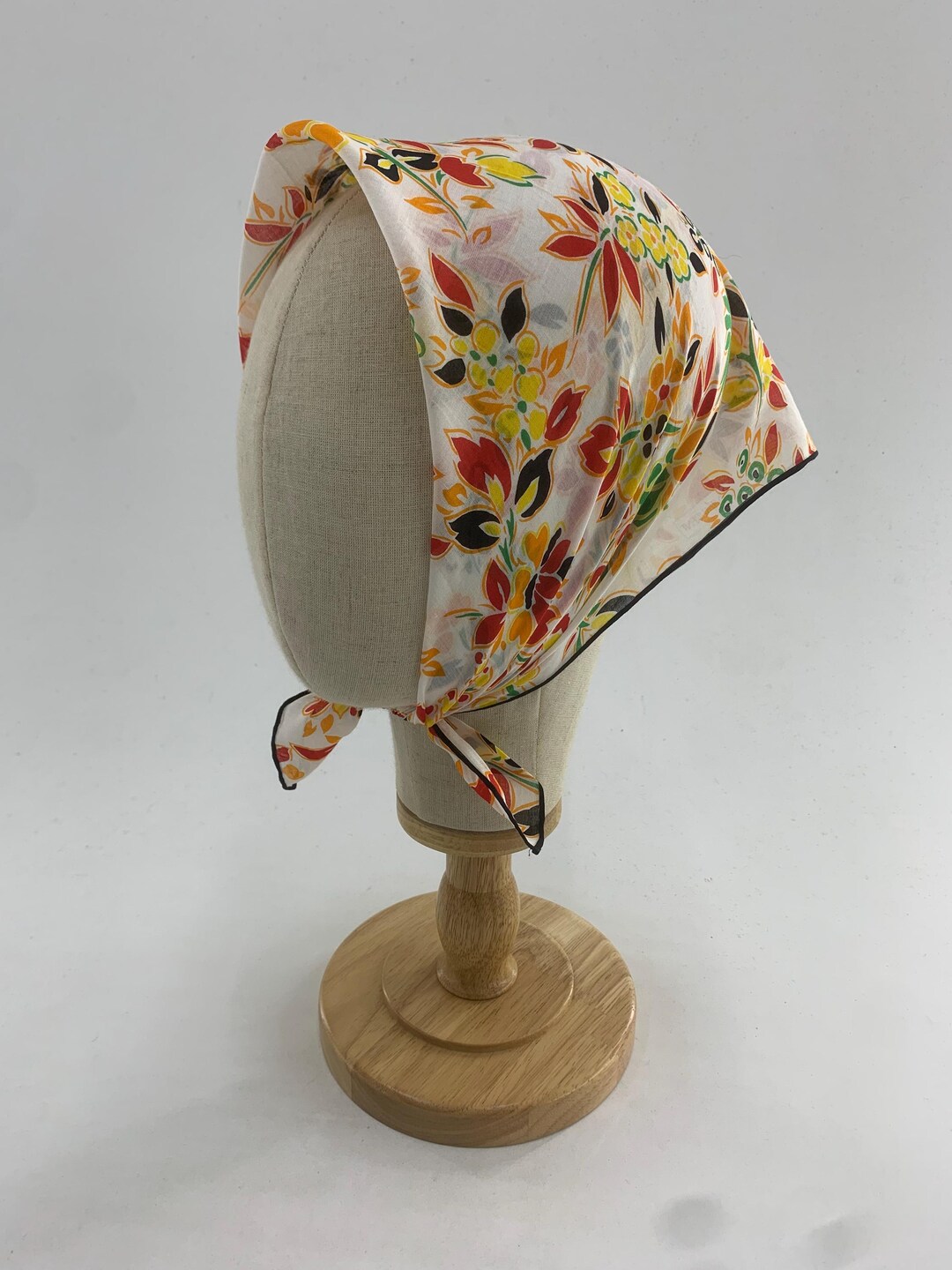 Vintage Yves Saint Laurent Handkerchief Bandana Pocket Square Scarf ...