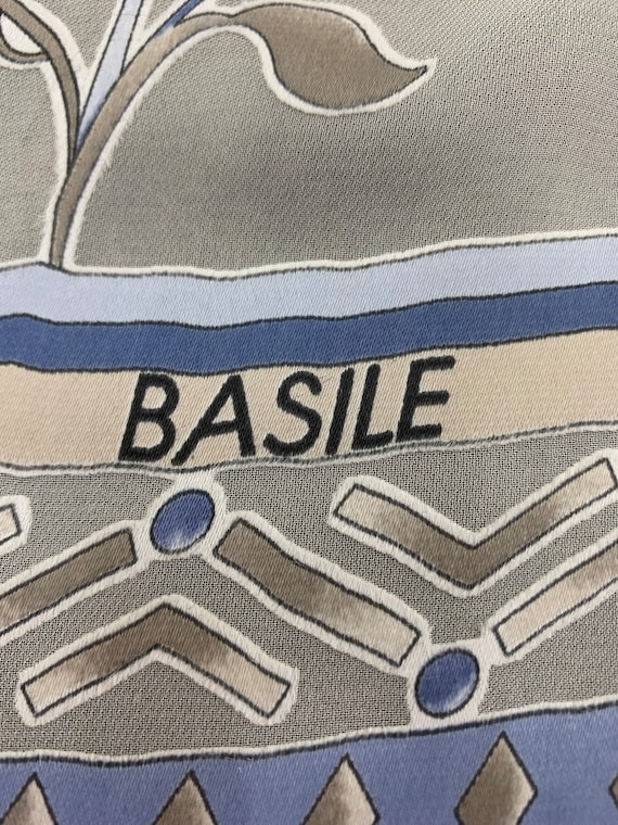 Vintage Basile Scarf Basile Silk Scarf Floral Scarf W… - Gem