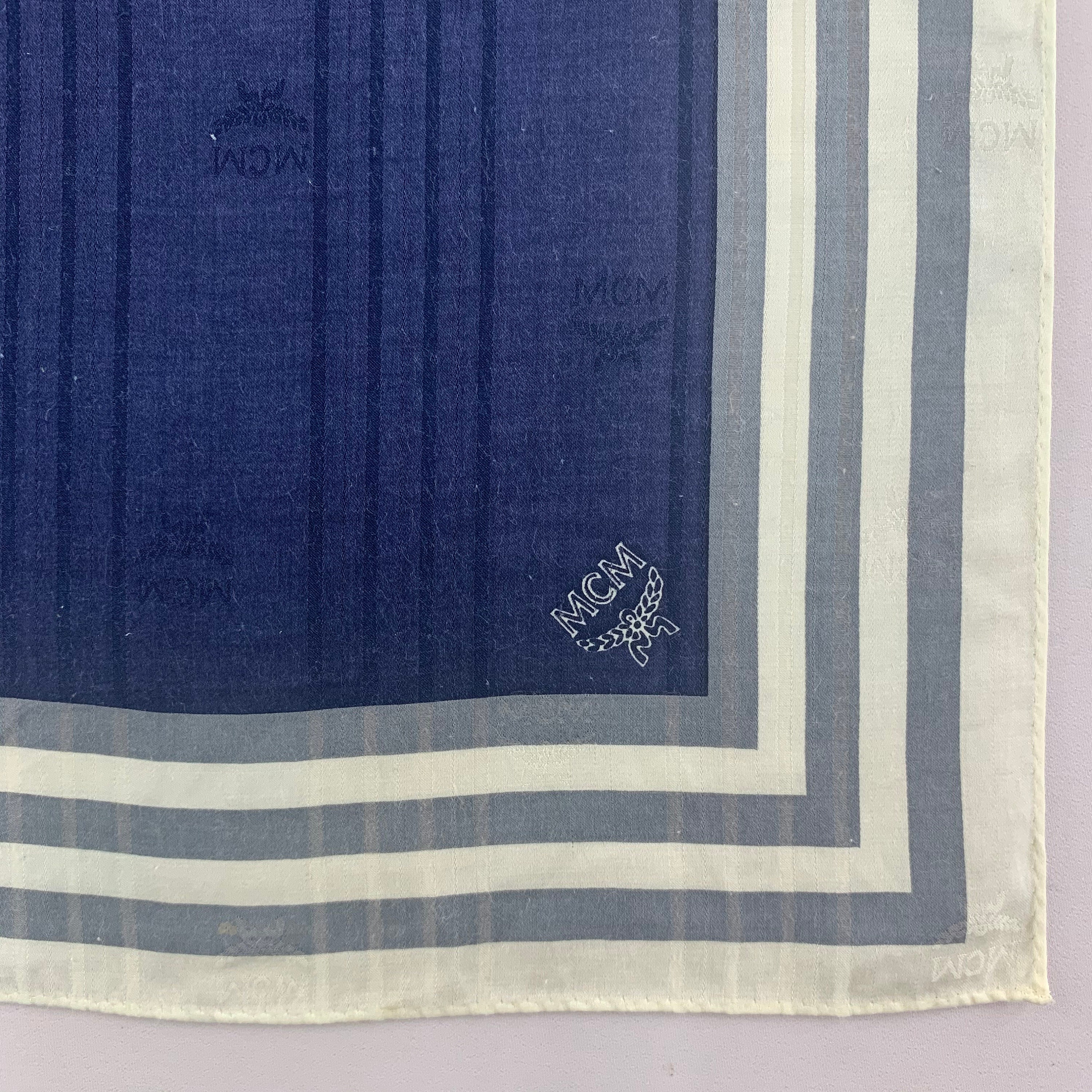 Vintage MCM Handkerchief, Small Scarf, Bandana, Square Scarf, Head Wrap ...