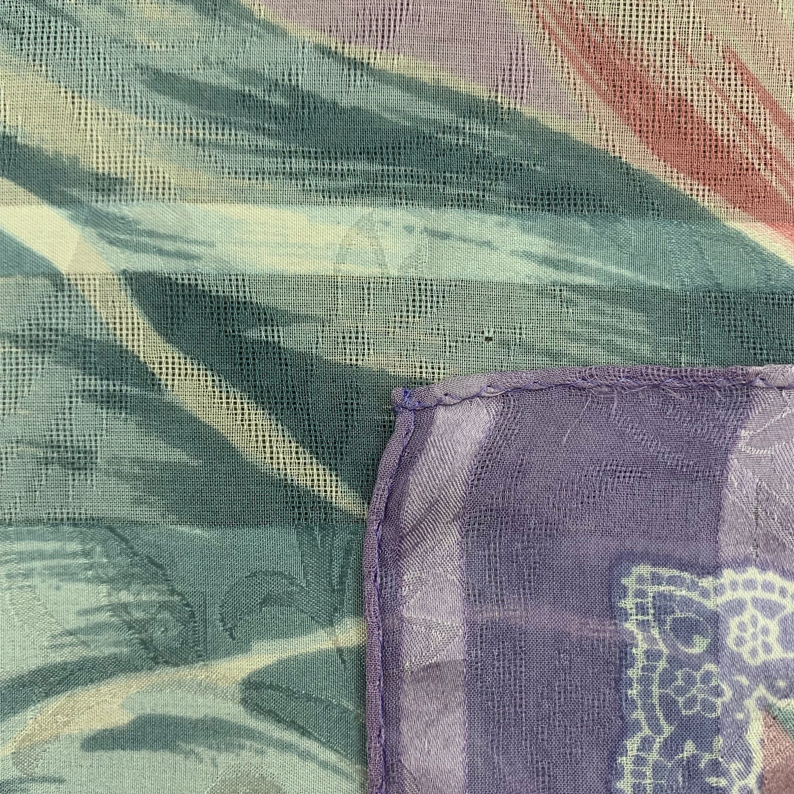 Vintage Guy Laroche Silk Scarf, Vintage Scarves Floral Art 90s Style ...