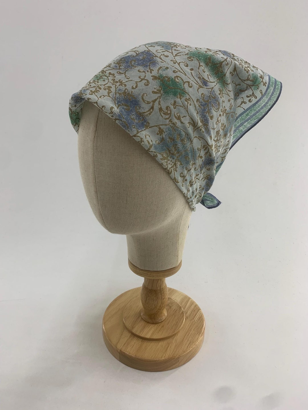 Vintage Hiroko Koshino Handkerchief Bandana Classic Accessories Ladies ...