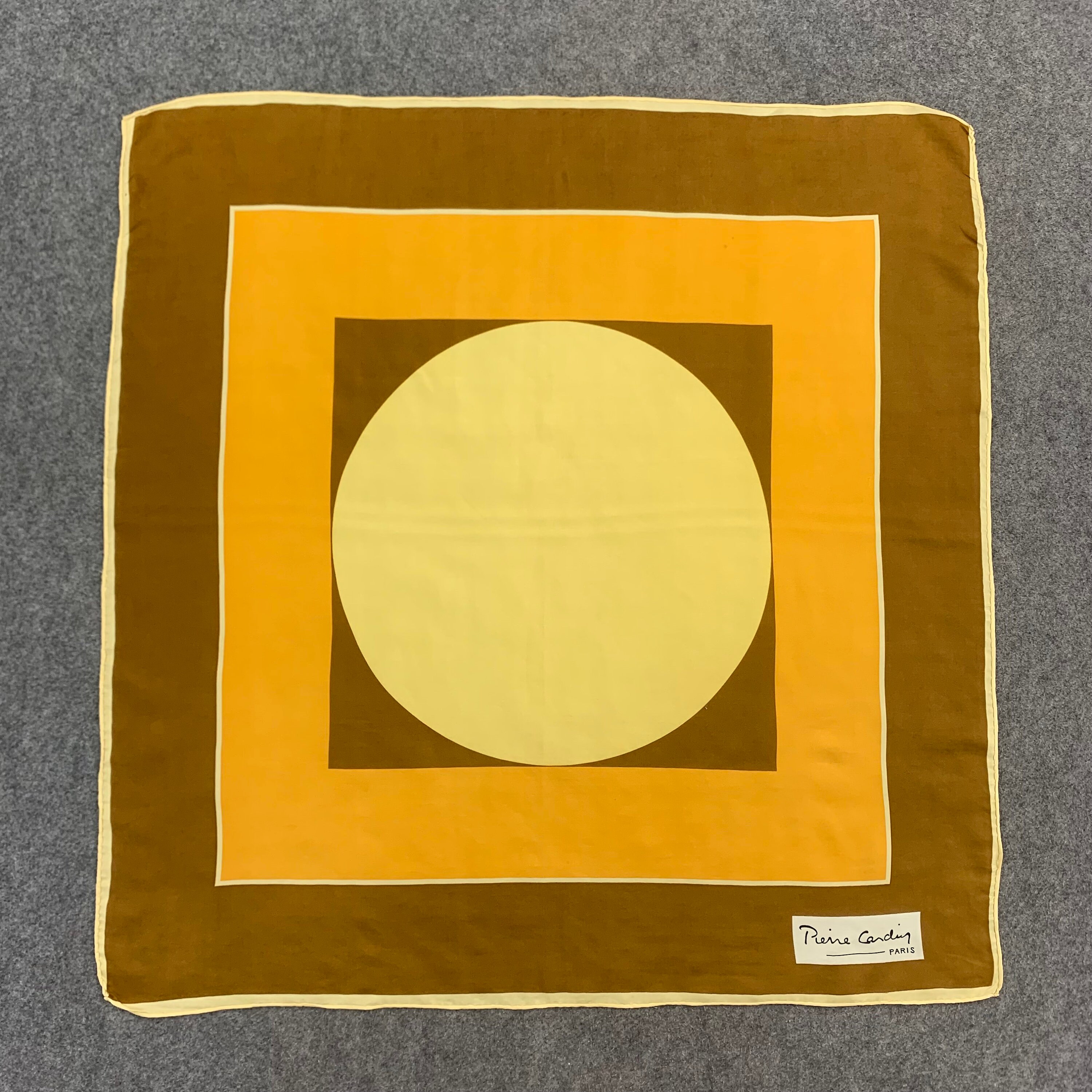 Vintage Pierre Cardin Scarf Pierre Cardin Silk Scarf Square Pierre ...