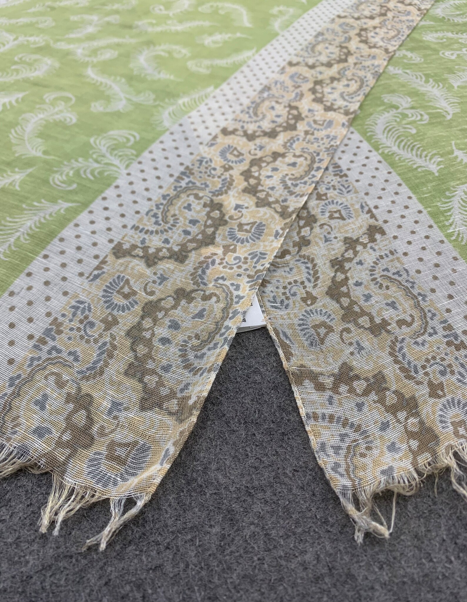 Vintage J Press Red Label Scarf, Floral Paisley Scarves, Neckwear ...