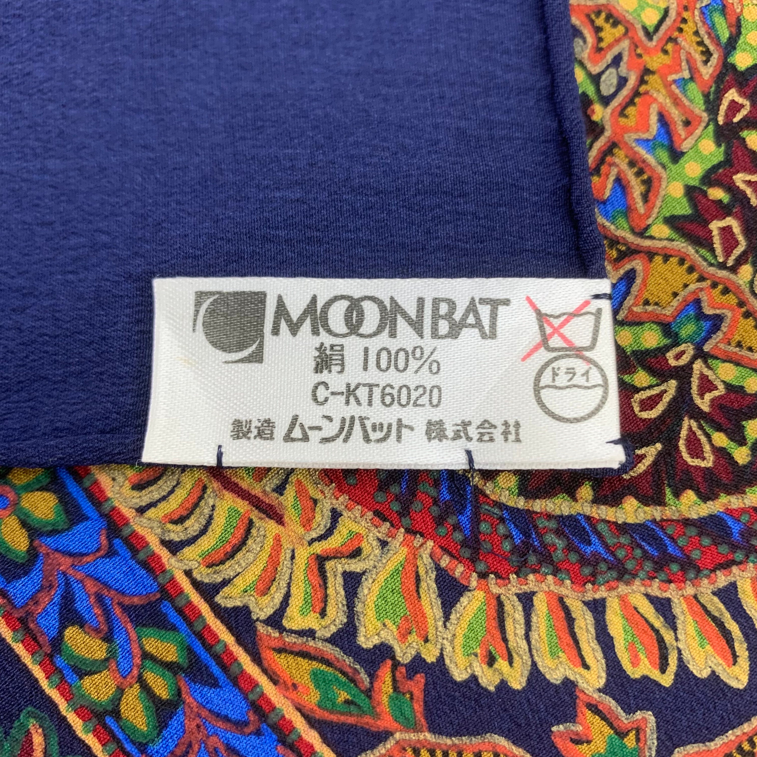 Vintage per Spook Paris Silk Scarf, per Spook Scarf Navy Blue, Retro ...