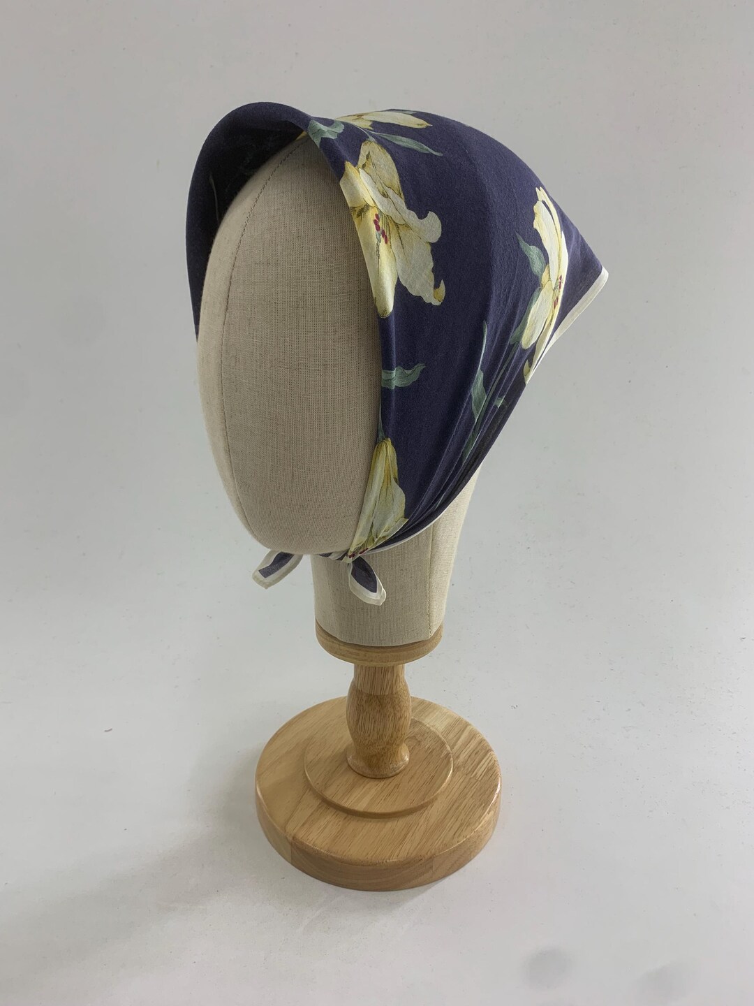 Vintage Junko Shimada Handkerchief Floral Bandana Pocket Square Scarf ...