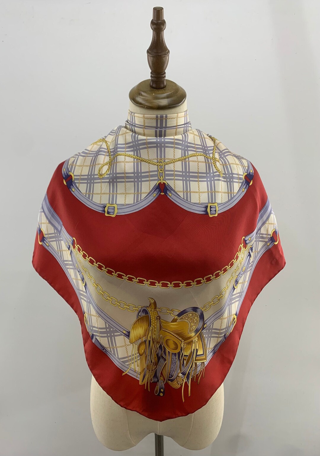 Authentic Japanese Silk Scarf Vintage Scarf Hand Rolled Scarves Square ...