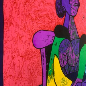 Vintage Picasso Abstract Scarf Art Pattern Scarves Picasso Scarf Square ...