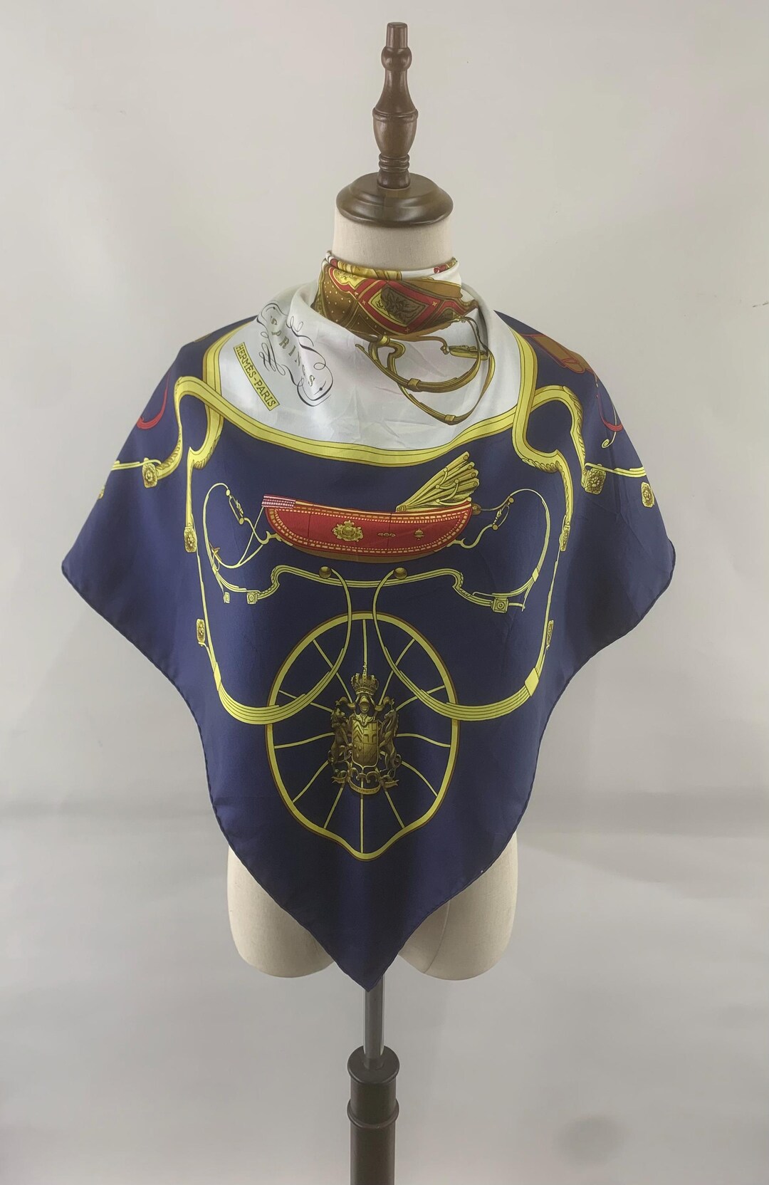 Vintage 90s Hermes Scarf Springs by Phillipe Ledoux, Authentic Hermès ...