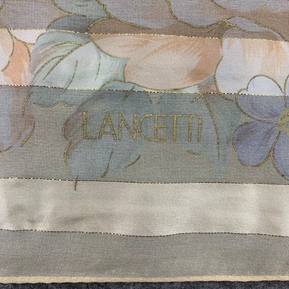 Vintage Lancetti Silk Scarf, Vintage Lancetti Accesso… - Gem