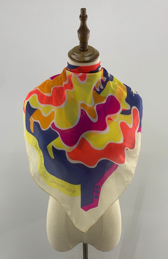 Mitsukoshi silk scarf - Gem