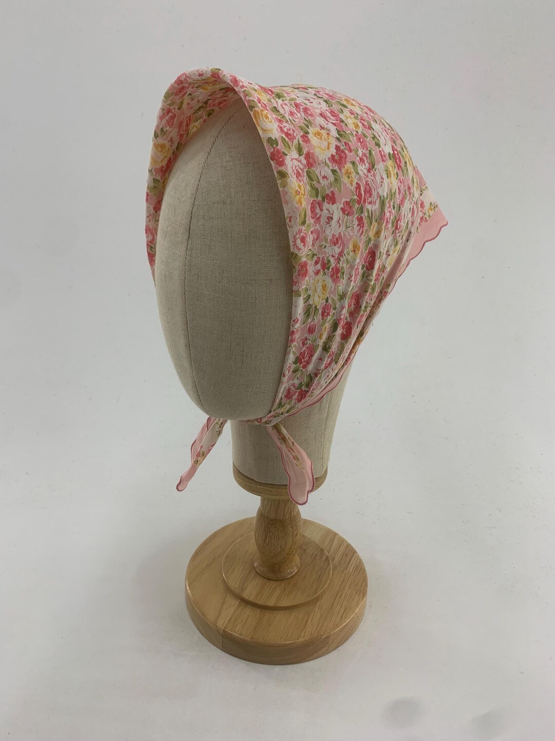 Vintage 90s Kenzo Bandana Handkerchief Pink Floral Women Accessories ...