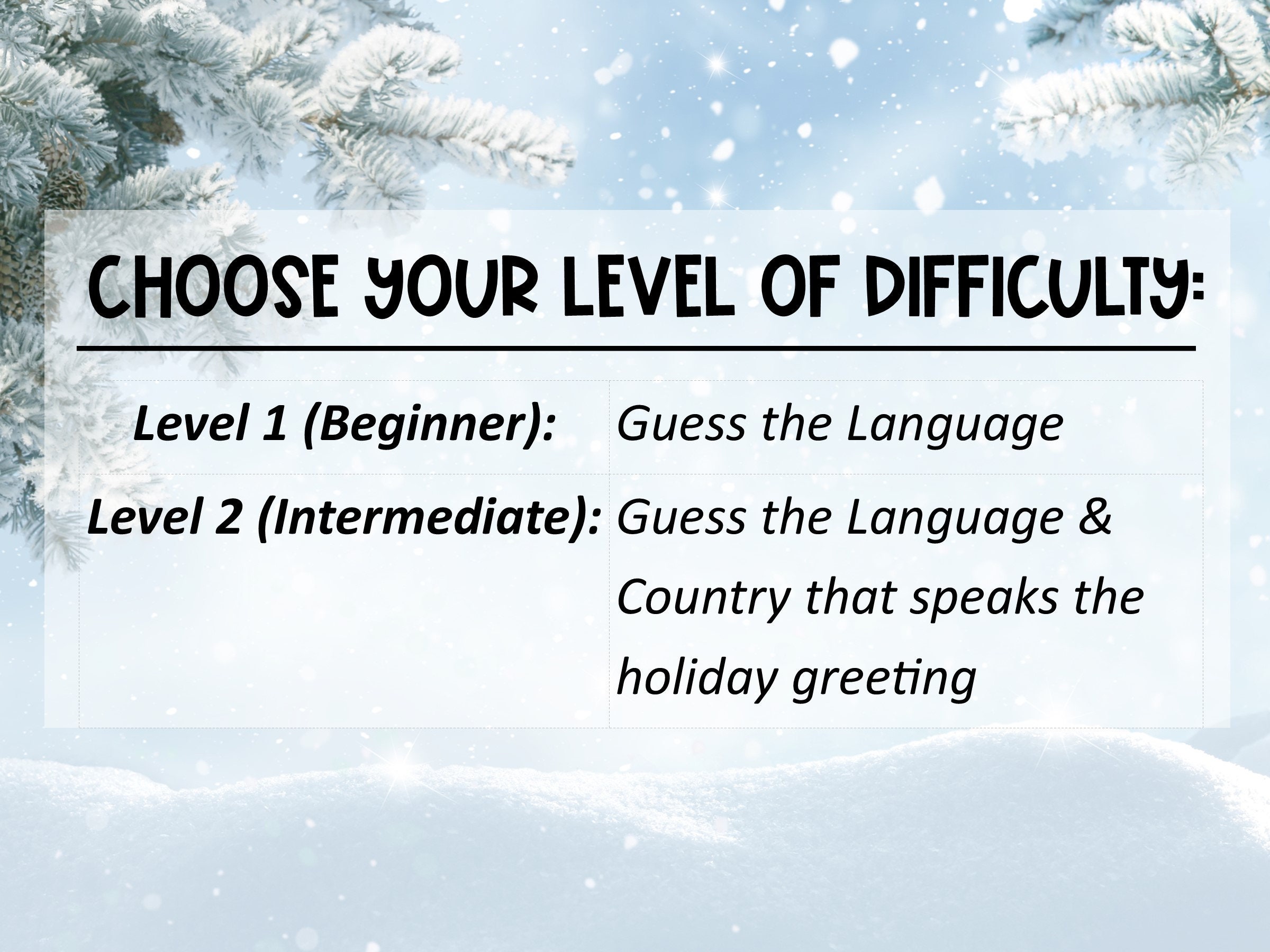 Holiday Greetings From Around the World Game | Virtual Holiday Party ...