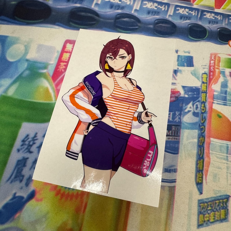 Momo Ayase Dandadan Vinyl Sticker, UV Resistant, Water Proof. for Car ...