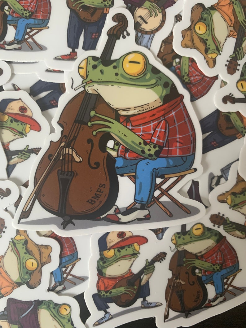 Billy Strings Stickers BMFS Frog Band Stickers - Etsy