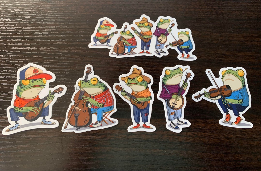Billy Strings Stickers - BMFS Frog Band Stickers - Etsy