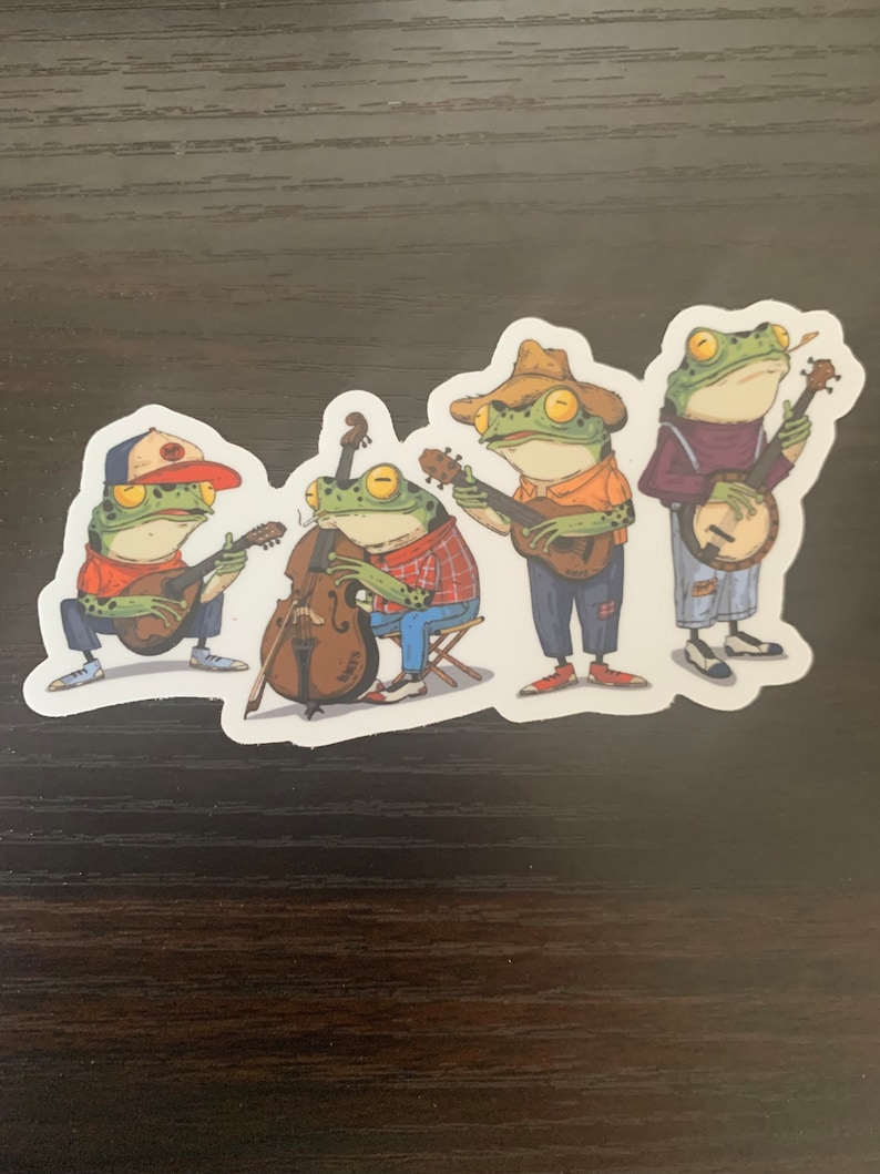 Billy Strings Stickers BMFS Frog Band Stickers - Etsy