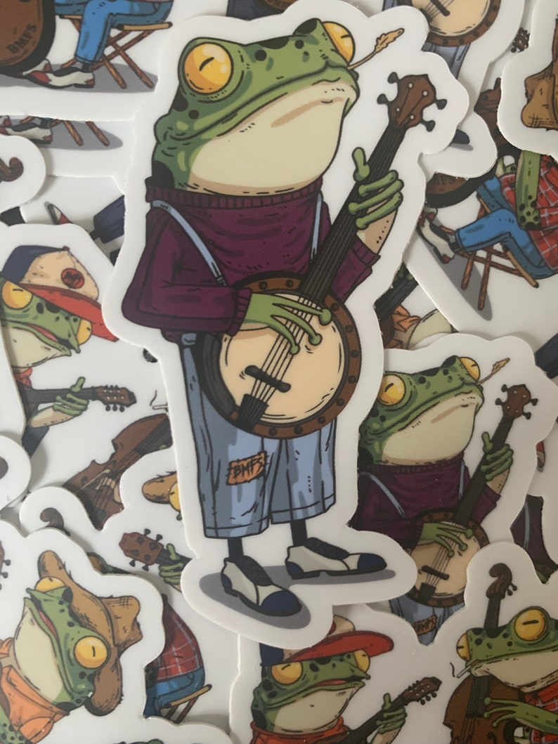 Billy Strings Stickers BMFS Frog Band Stickers - Etsy