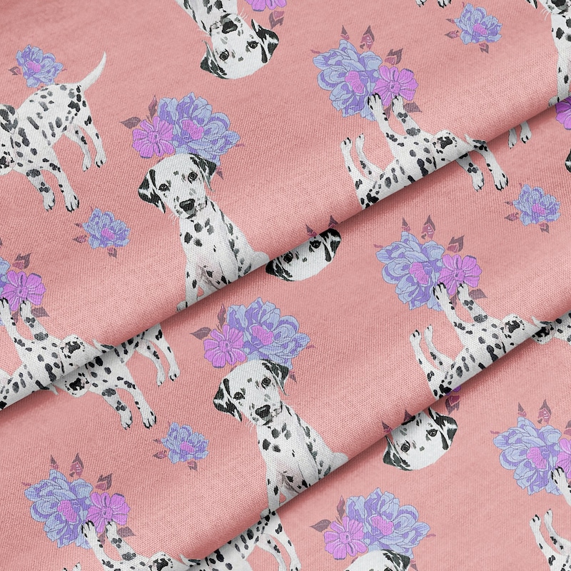 Dalmatian Print Fabric - Etsy